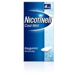 GlaxoSmithKline Nicotinell Kaugummi Cool Mint 4 mg 24 St