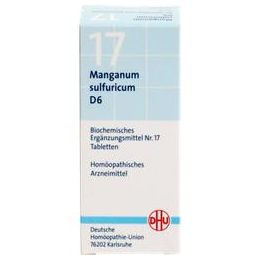 DHU-Arzneimittel Biochemie DHU 17 Manganum sulfuricum D 6 Tabletten 80 St
