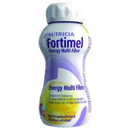 Fortimel Energy MultiFibre Vanillegeschmack 8X4X200 ml