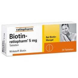 Biotin-ratiopharm 5 mg Tabletten 30 St