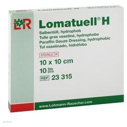 EurimPharm Arzneimittel Lomatuell H Salbentüll 10x10 cm steril 10 St