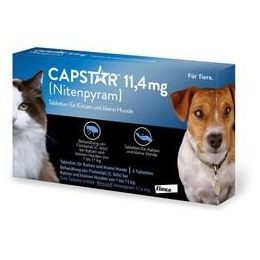 Capstar 11,4 mg Tabletten f.Katzen/kleine Hunde 6 St