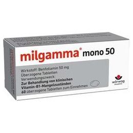 WÖRWAG PHARMA Milgamma mono 50 überzogene Tabletten 60 St