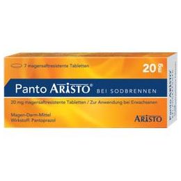 Panto Aristo bei Sodbrennen 20 mg magensaftr.Tabl. 7 St