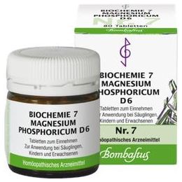 Bombastus Biochemie 7 Magnesium phosphoricum D 6 Tabletten 80 St
