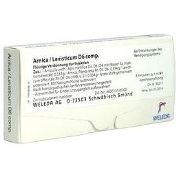 Weleda Arnica/Levisticum D 6 comp.Ampullen 8X1 ml