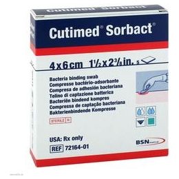 ToRa Pharma Cutimed Sorbact Kompressen 4x6 cm 5 St