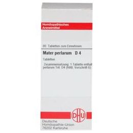 DHU-Arzneimittel Mater Perlarum D 4 Tabletten 80 St