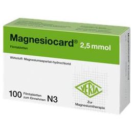 Verla-Pharm Arzneimittel GmbH & Co. KG Magnesiocard 2,5 mmol Filmtabletten 100 St