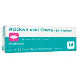 Aciclovir akut Creme-1A Pharma 2 g