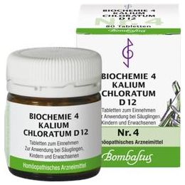 Bombastus Biochemie 4 Kalium chloratum D 12 Tabletten 80 St