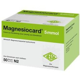 Verla-Pharm Arzneimittel GmbH & Co. KG Magnesiocard 5 mmol Plv.z.Her.e.Lsg.z.Einnehmen 50 St