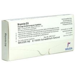 Weleda Bryonia D 3 Ampullen 8X1 ml