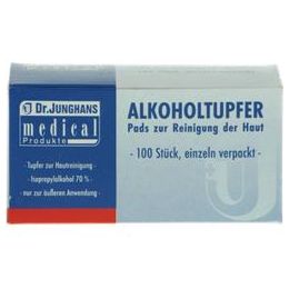 Dr. JUNGHANS Alkoholtupfer 3x6 cm steril 100 St