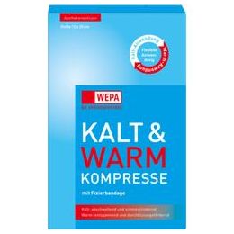 WEPA Kalt-Warm Kompresse 12x29 cm mit Fixierband 1 St