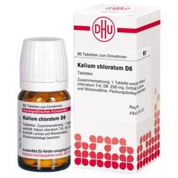 DHU-Arzneimittel Kalium Chloratum D 6 Tabletten 80 St