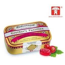 HAGER PHARMA Grethers Redcurrant+Vitamin C zuckerfrei Pastillen 110 g