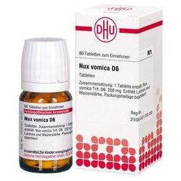 DHU-Arzneimittel NUX Vomica D 6 Tabletten 80 St