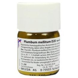 Weleda Plumbum Mellitum D 20 Trituration 50 g