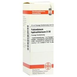 DHU-Arzneimittel Yohimbinum Hydrochloricum D 30 Dilution 20 ml