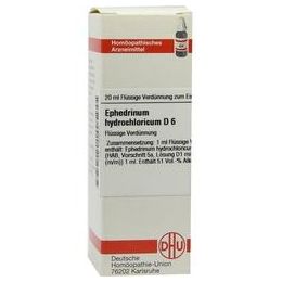 DHU-Arzneimittel Ephedrinum hydrochloricum D 6 Dilution 20 ml