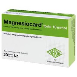 Verla-Pharm Arzneimittel GmbH & Co. KG Magnesiocard forte 10 mmol Plv.z.Her.e.Lsg.z.Einn. 20 St