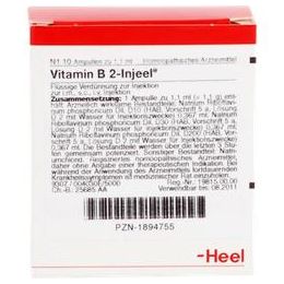 Heel Vitamin B2 Injeel Ampullen 10 St