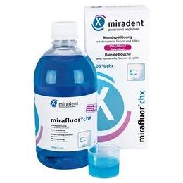 HAGER PHARMA Miradent Mundspüllösung mirafluor CHX 0,06% 500 ml