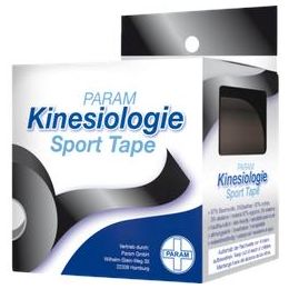 PARAM Kinesiologie Sport Tape 5 cmx5 m schwarz 1 St