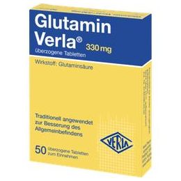 Verla-Pharm Arzneimittel GmbH & Co. KG Glutamin Verla überzogene Tabletten 50 St