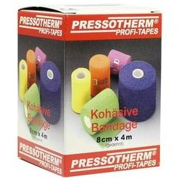 ABC Apothekenbedarf Pressotherm Kohäsive Bandage 8 cmx4 m weiß 1 St