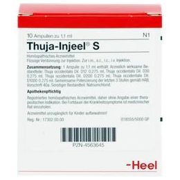 Heel Thuja Injeel S Ampullen 10 St