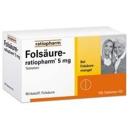 Folsäure-ratiopharm 5 mg Tabletten 100 St