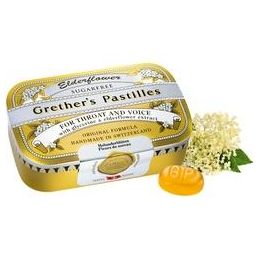 HAGER PHARMA Grethers Elderflower zuckerfrei Pastillen 110 g