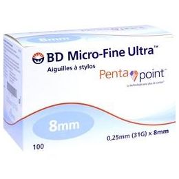 BD Micro-Fine Ultra Pen-Nadeln 0,25x8 mm 31 G 100 St