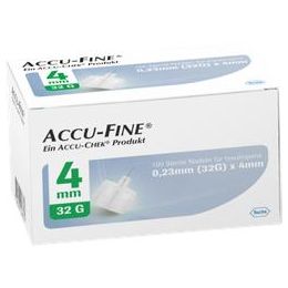 Accu Fine sterile Nadeln f.Insulinpens 4 mm 32 G 100 St