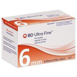 BD Ultra-Fine Pen-Nadeln 6 mm 31 G 0,25 mm 105 St