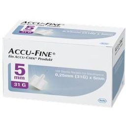 Accu Fine sterile Nadeln f.Insulinpens 5 mm 31 G 100 St
