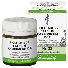 Bombastus Biochemie 22 Calcium carbonicum D 12 Tabletten 80 St