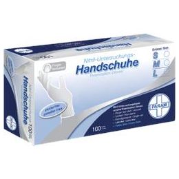 PARAM Handschuhe Einmal Nitril L blau 100 St