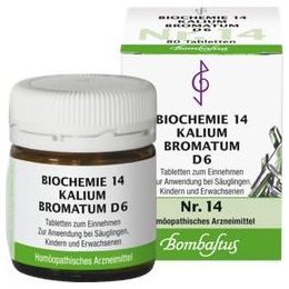 Bombastus Biochemie 14 Kalium bromatum D 6 Tabletten 80 St