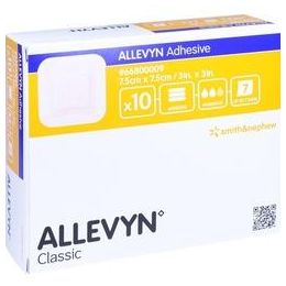 ToRa Pharma Allevyn Adhesive 7,5x7,5 cm haftende Wundauflage 10 St