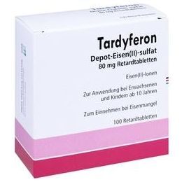 EurimPharm Arzneimittel Tardyferon Depot-Eisen(II)-sulfat 80 mg Retardtab. 100 St