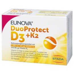 STADA Eunova DuoProtect D3+K2 1000 I.e./80 μg Kapseln 30 St