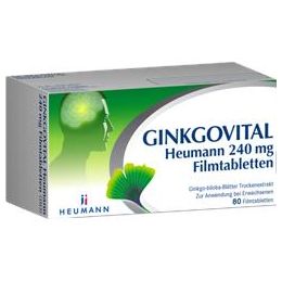 Ginkgovital HEUMANN 240 mg Filmtabletten 80 St
