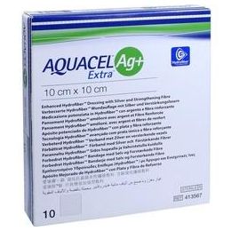 kohlpharma Aquacel Ag+ Extra 10x10 cm Kompressen 10 St