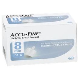 Accu Fine sterile Nadeln f.Insulinpens 8 mm 31 G 100 St