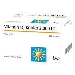 Köhler Pharma Vitamin D3 Köhler 2.000 I.e. Kapseln 120 St