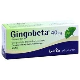 betapharm Gingobeta 40 mg Filmtabletten 30 St