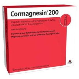 WÖRWAG PHARMA Cormagnesin 200 Ampullen 10X10 ml